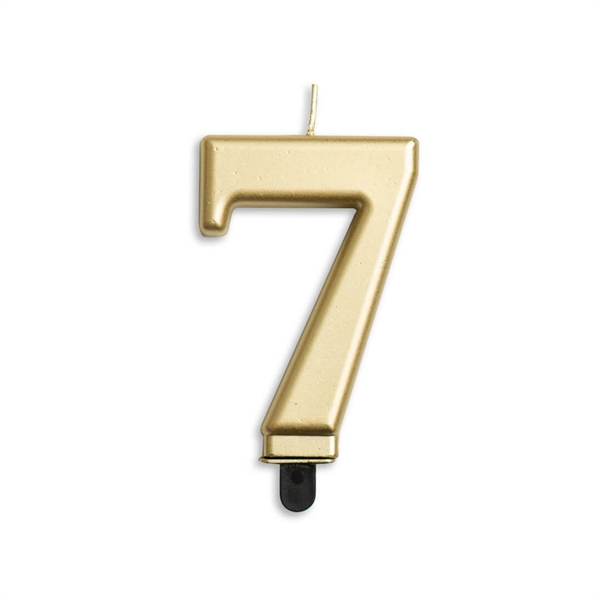 7 Tal Kagelys Metallic guld